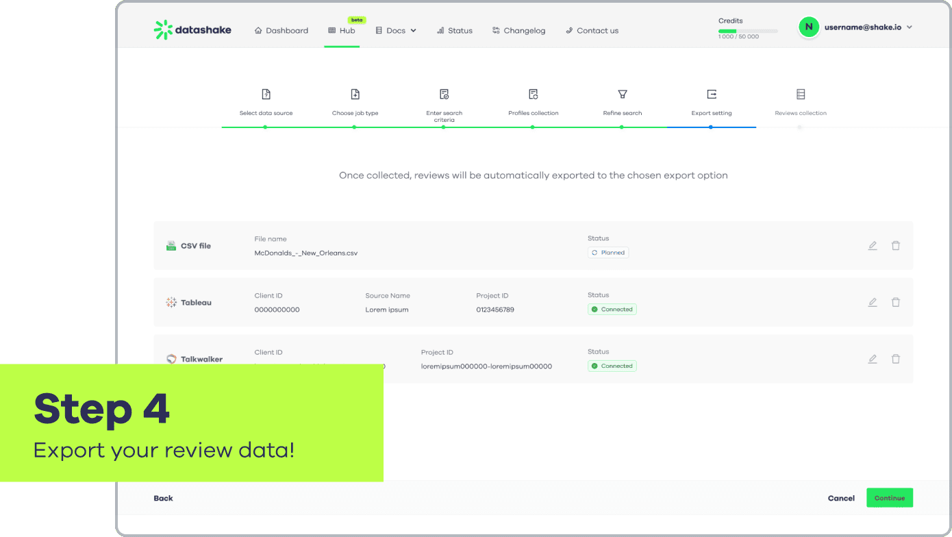 Datashake - Power your organization with on-demand data